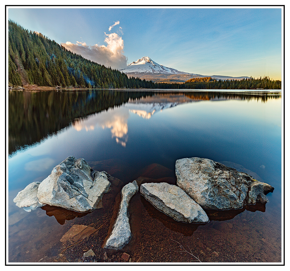 Trillium Lake sunset | Focal World