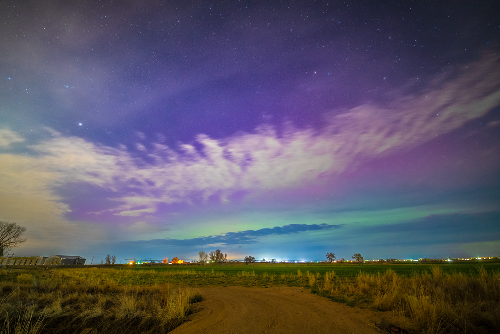 Aurora over Colorado Farm #2 | Focal World
