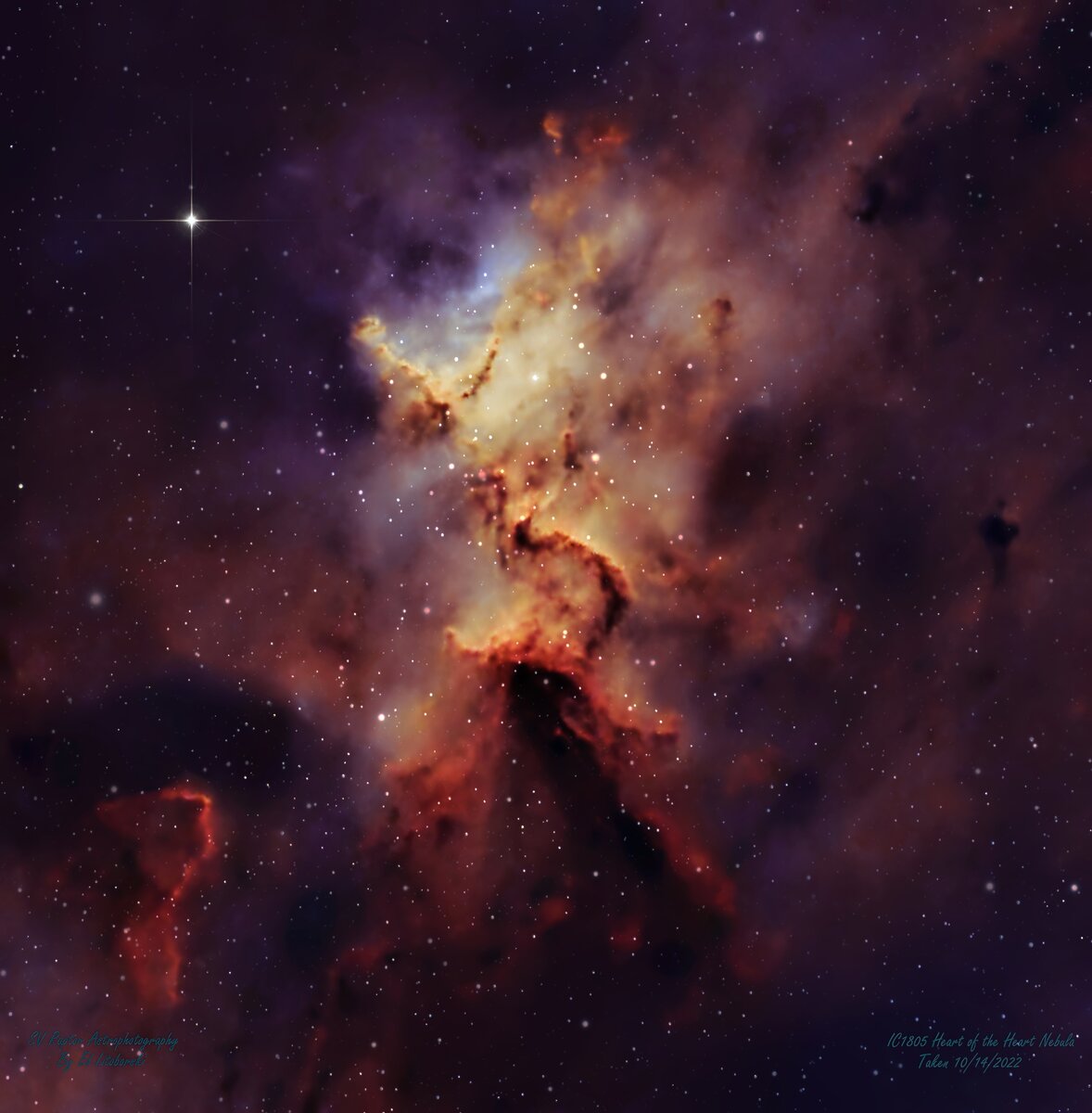 IC1805 Heart of the Heart Hubble Paillette | Focal World