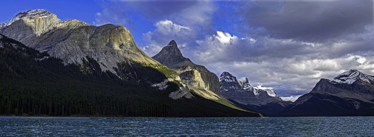 The Mountains around Maligne Lake. | Focal World