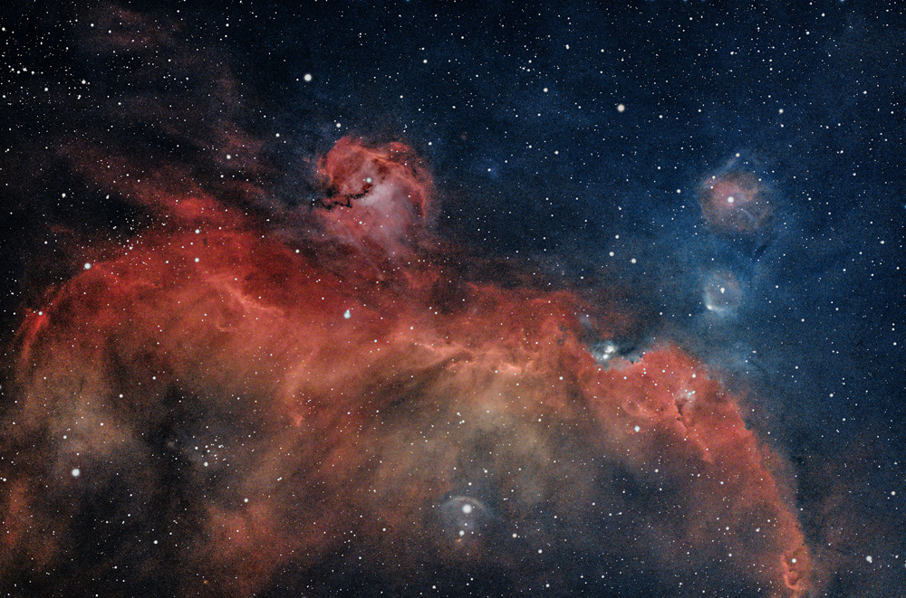 Seagull Nebula - IC 2177 in OSC | Focal World