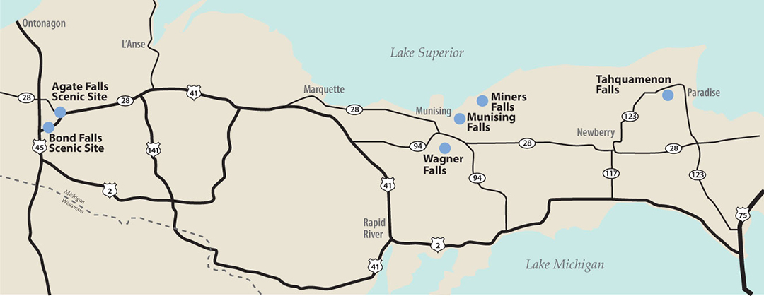 Guide to Fall Color in the U. P. of Michigan #3 Waterfalls | Focal World