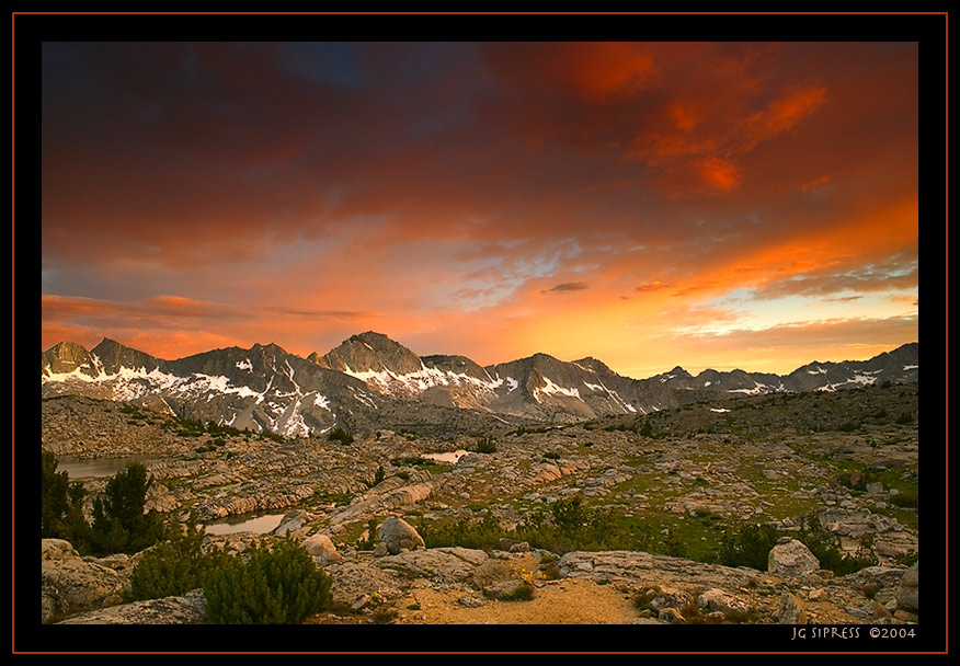 Dusy Basin Sunset, High Sierra, CA. | Focal World